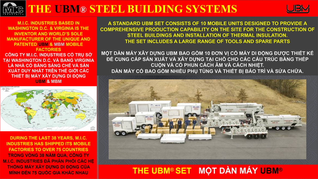 UBM Ultimate Building Machine – EF GLOBAL AMP Co. Ltd